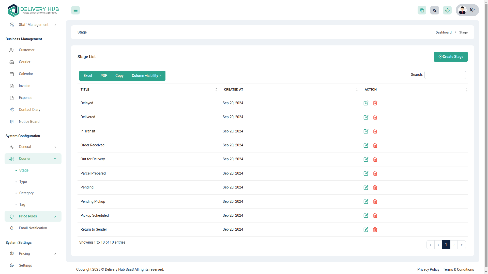 Delivery Hub SaaS - Parcel & Courier Management Tool by smartwebinfotech