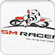 Super Moto Racer Logo, Logo Templates | GraphicRiver