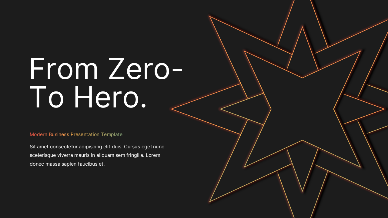 Zero - Multipurpose PowerPoint Template, Presentation Templates ...