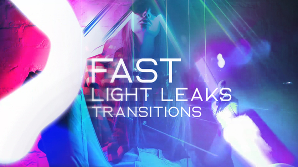 Fast light leaks Transitions 4K, DaVinci Resolve Templates | VideoHive