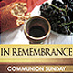 “In Remembrance” Church/Communion Service, Print Templates | GraphicRiver