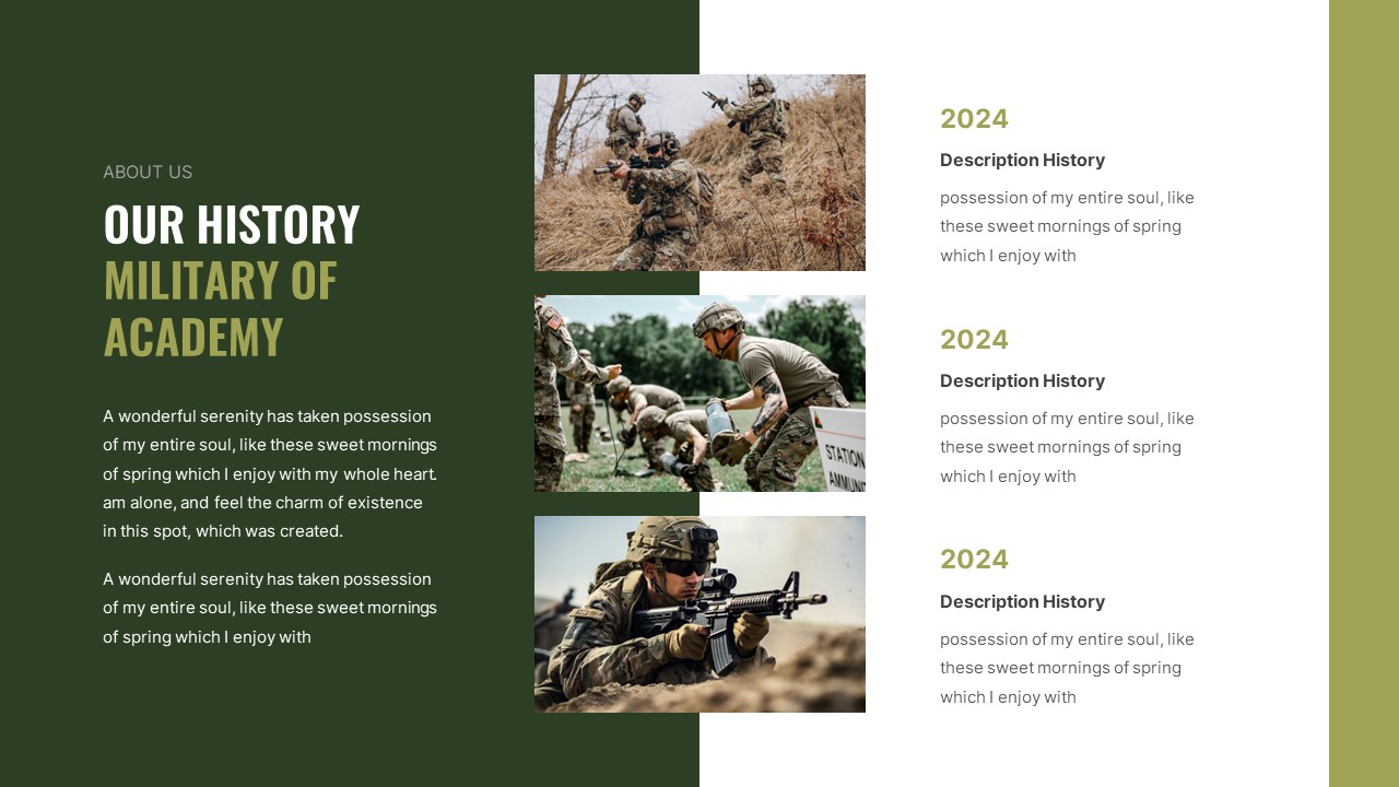 Comando - Military and Army Powerpoint Template, Presentation Templates