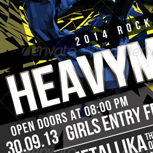 Heavy Flyer Template, Print Templates | GraphicRiver