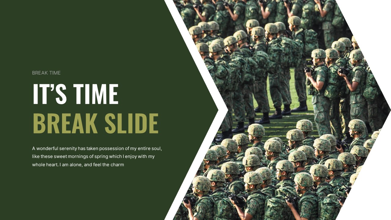 Comando - Military and Army Keynote Template, Presentation Templates