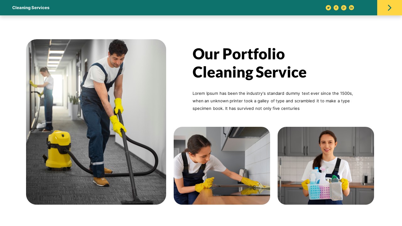 Cleaning Service PowerPoint Template, Presentation Templates | GraphicRiver