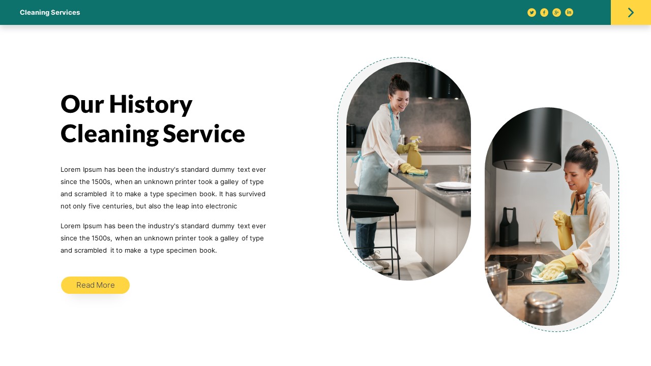 Cleaning Service PowerPoint Template, Presentation Templates | GraphicRiver