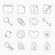 Sketch Icon Set, Vectors | GraphicRiver