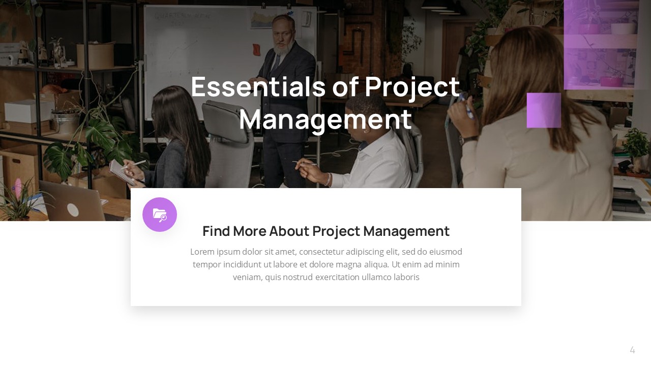 Project Management Presentation Template, Presentation Templates ...