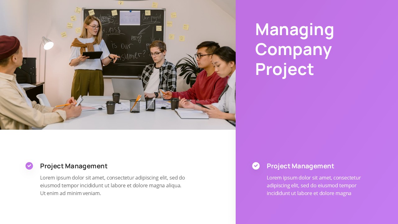 Project Management Presentation Template, Presentation Templates ...