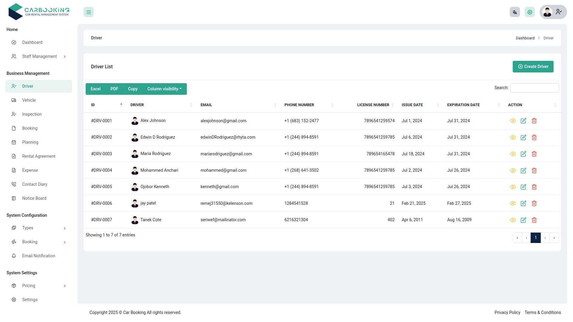 Car Booking SaaS - Car Rental Management System by smartwebinfotech