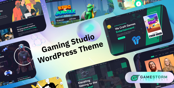 Gamestorm - Gaming Studio WordPress Theme by UIAXIS | ThemeForest