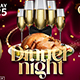 Dinner Night Flyer, Print Templates | GraphicRiver