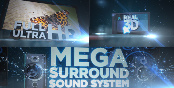 Real 3D sound and image, Cinema 4D Templates | VideoHive