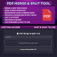 PDF Merge & Split Tool – Merge and Split PDF Files Easily by WebCraftTool