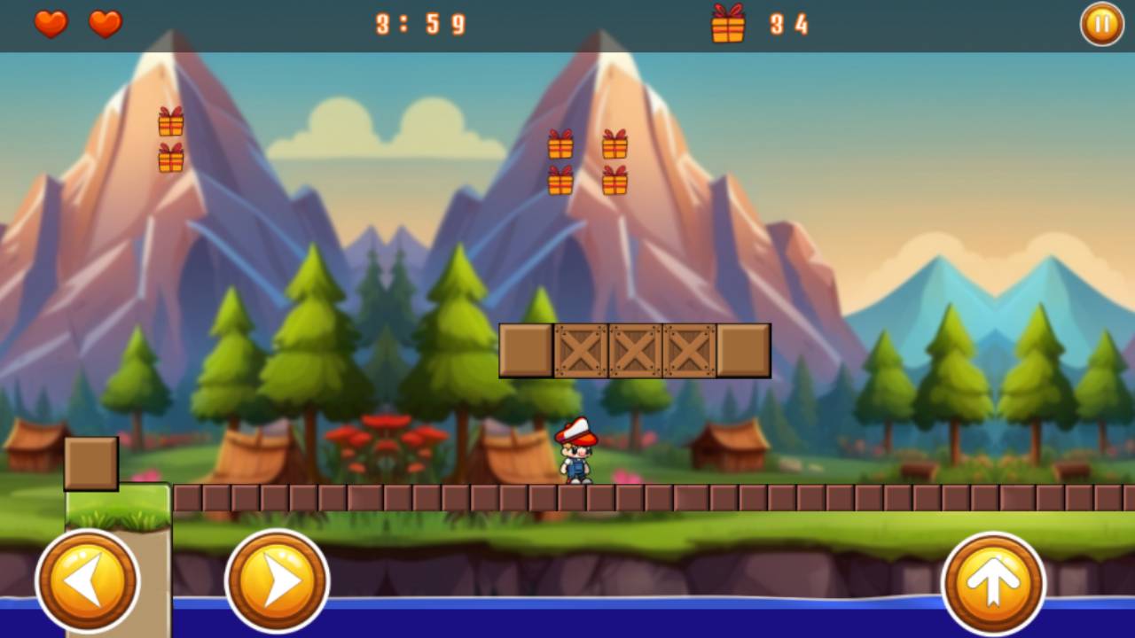 Mighty Run – Classic 2D Platformer HTML5 Game (Construct 3) by contactrandom8