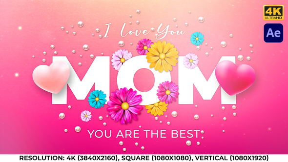 Mothers Day Photo Slideshow_4K, After Effects Project Files | VideoHive