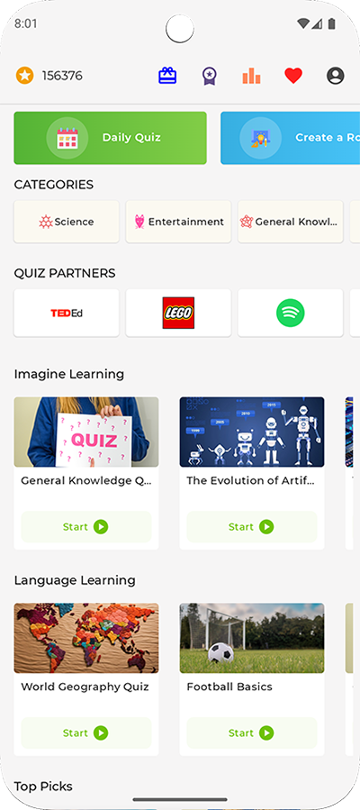 Endless Quiz - Android Quiz App with Laravel Admin Panel by morningstarcode