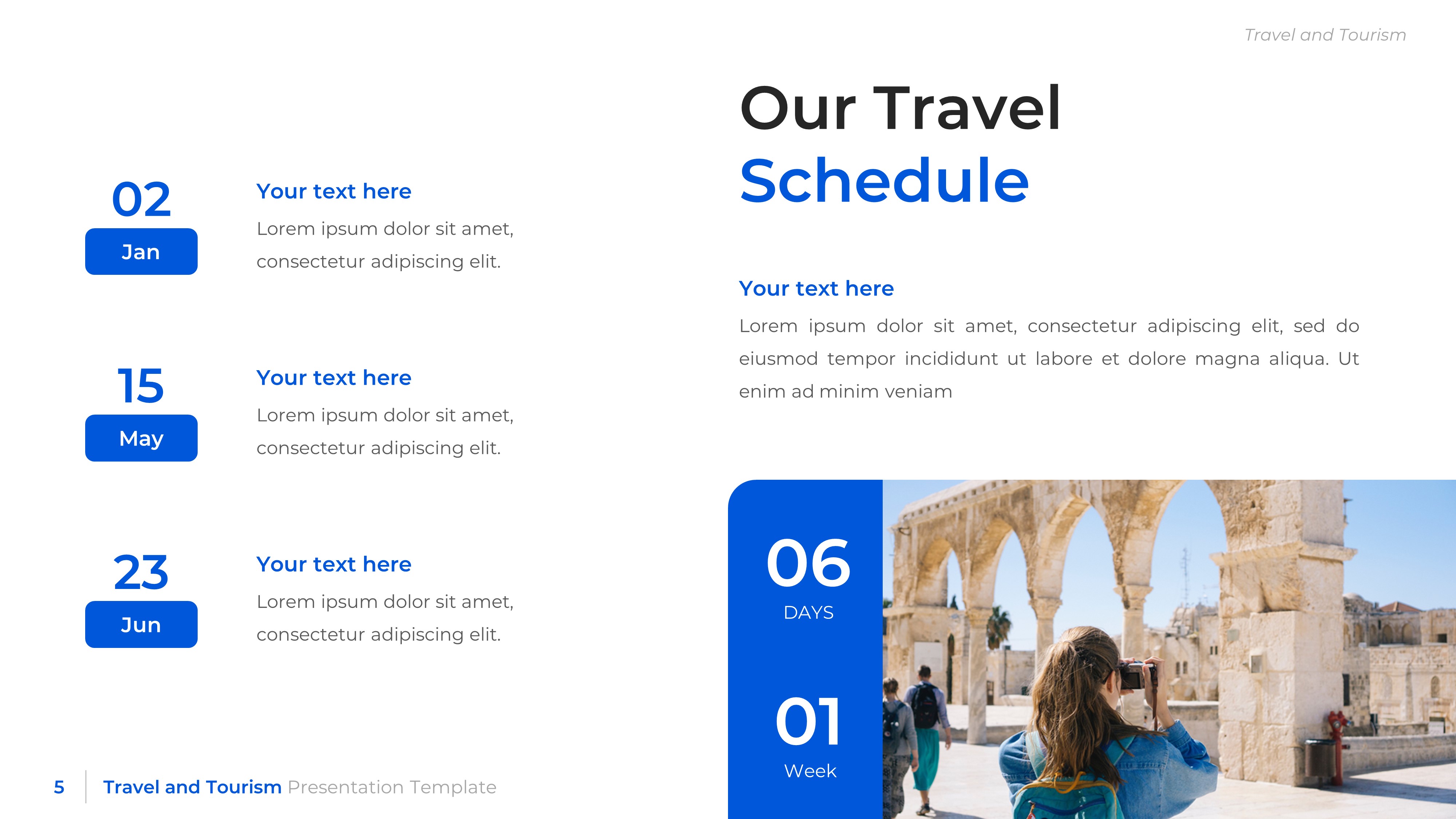 Travel and Tourism Presentation Template, Presentation Templates ...