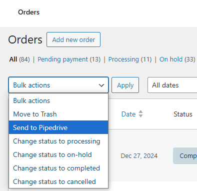 WooCommerce - Pipedrive CRM - Integration by itgalaxycompany | CodeCanyon