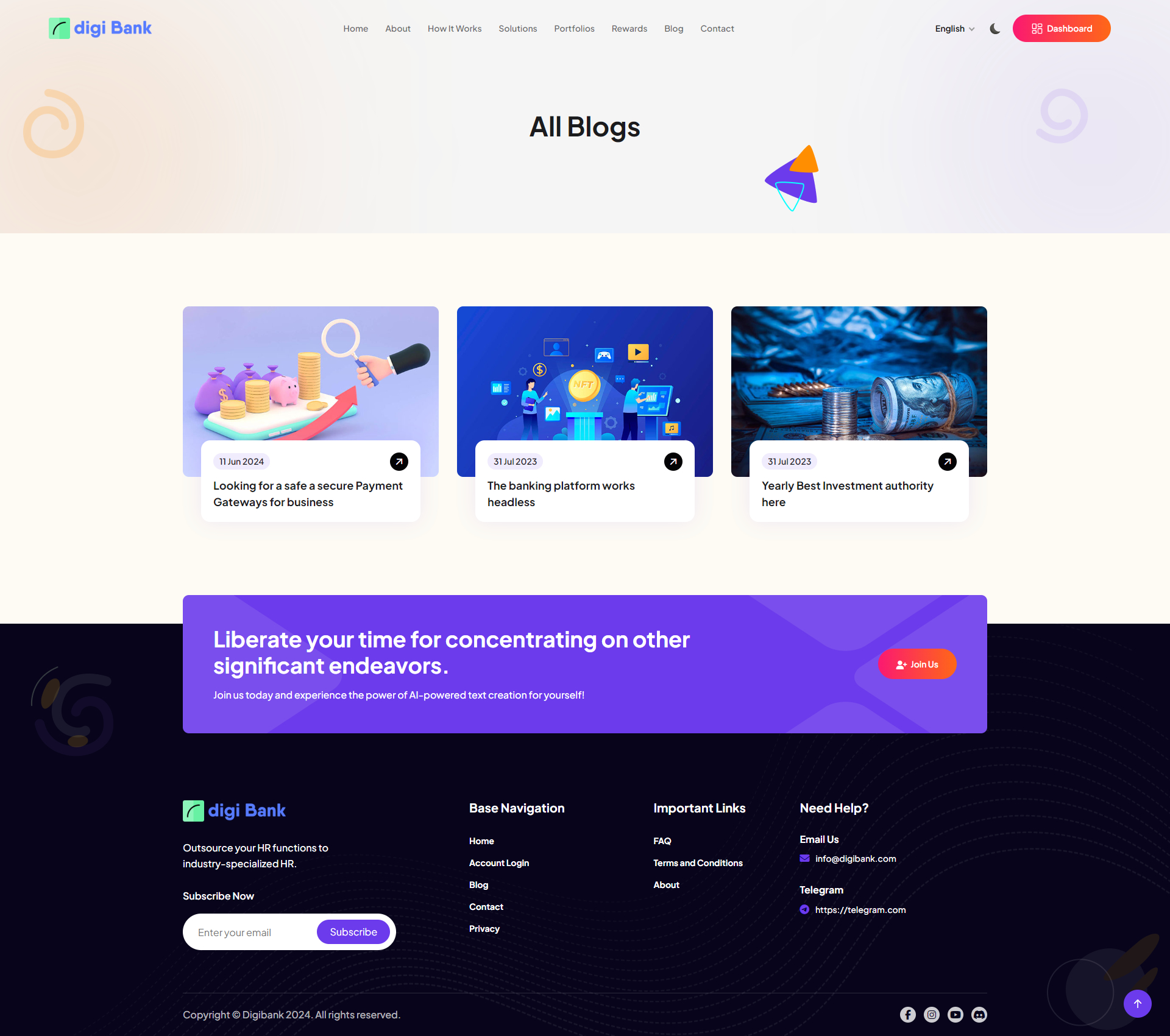 Digibank - Advanced Multi Wallet Digital Banking System with Virtual ...
