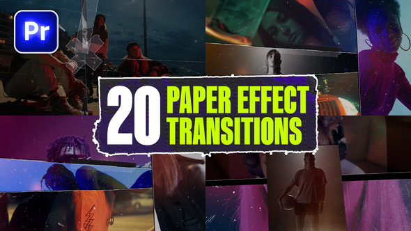 Paper Effect Transitions, Premiere Pro Templates | VideoHive