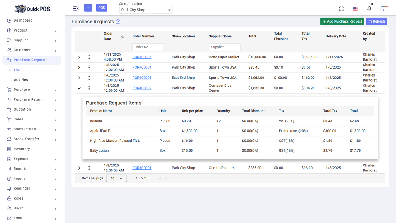 Quick POS - Advanced POS with Inventory Management - Point of Sale ...
