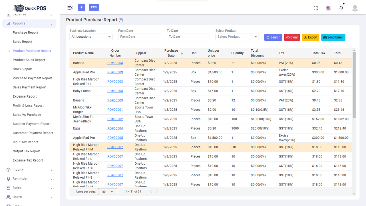 Quick POS - Advanced POS with Inventory Management - Point of Sale ...