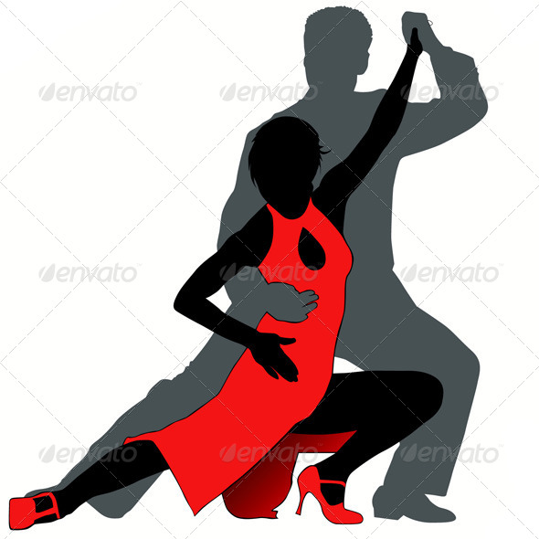 Tango Dancers Set, Vectors | GraphicRiver