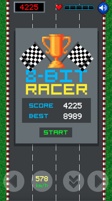 8-Bit Racer - HTML5 Game, Construct 3 by EyeQStudio | CodeCanyon