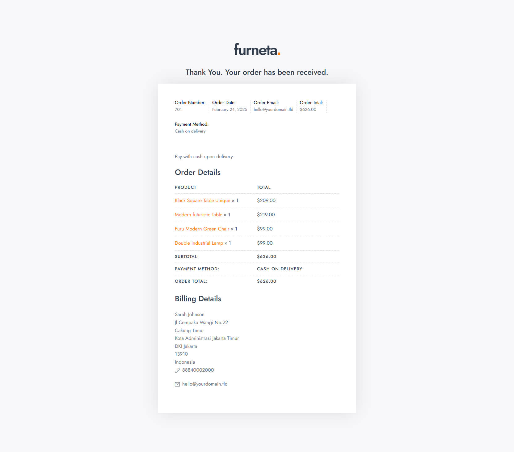 Furneta - Furniture Shop Elementor Template Kit by moxcreative ...
