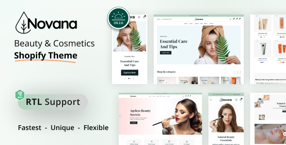 Novana - Beauty & Cosmetics Shopify Theme OS 2.0 by HasTech | ThemeForest