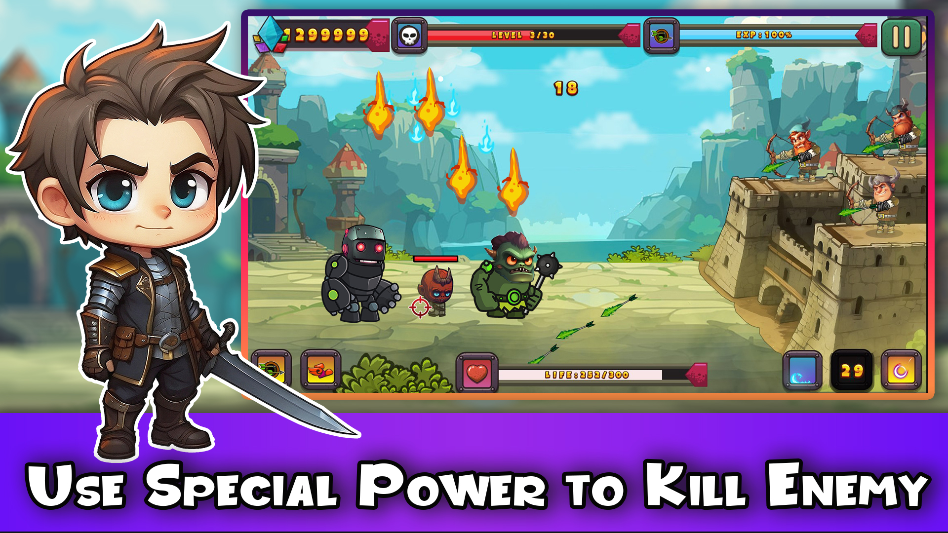 Castle Protectors HTML5 Construct 3 Game by pairplaycreation | CodeCanyon