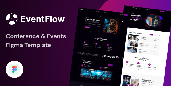 EventFlow - Conference & Events Figma Template by scriptfusions ...