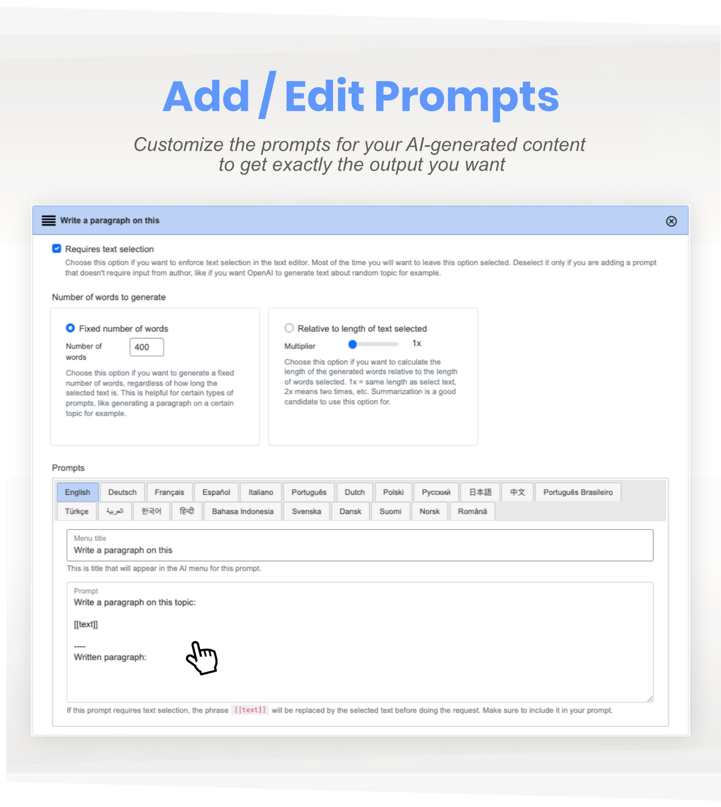 AIKit - WordPress AI Automatic Writer, Chatbot, Writing Assistant & Content Repurposer / OpenAI ...