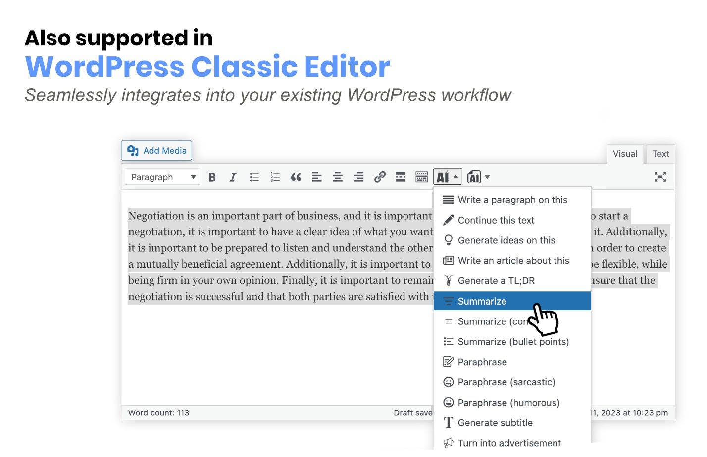 AIKit - WordPress AI Automatic Writer, Chatbot, Writing Assistant & Content Repurposer / OpenAI ...