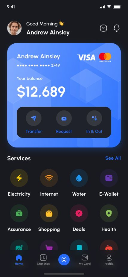 Finova - Finance, Banking, & Online Payment React Native CLI Ui Kit by ...