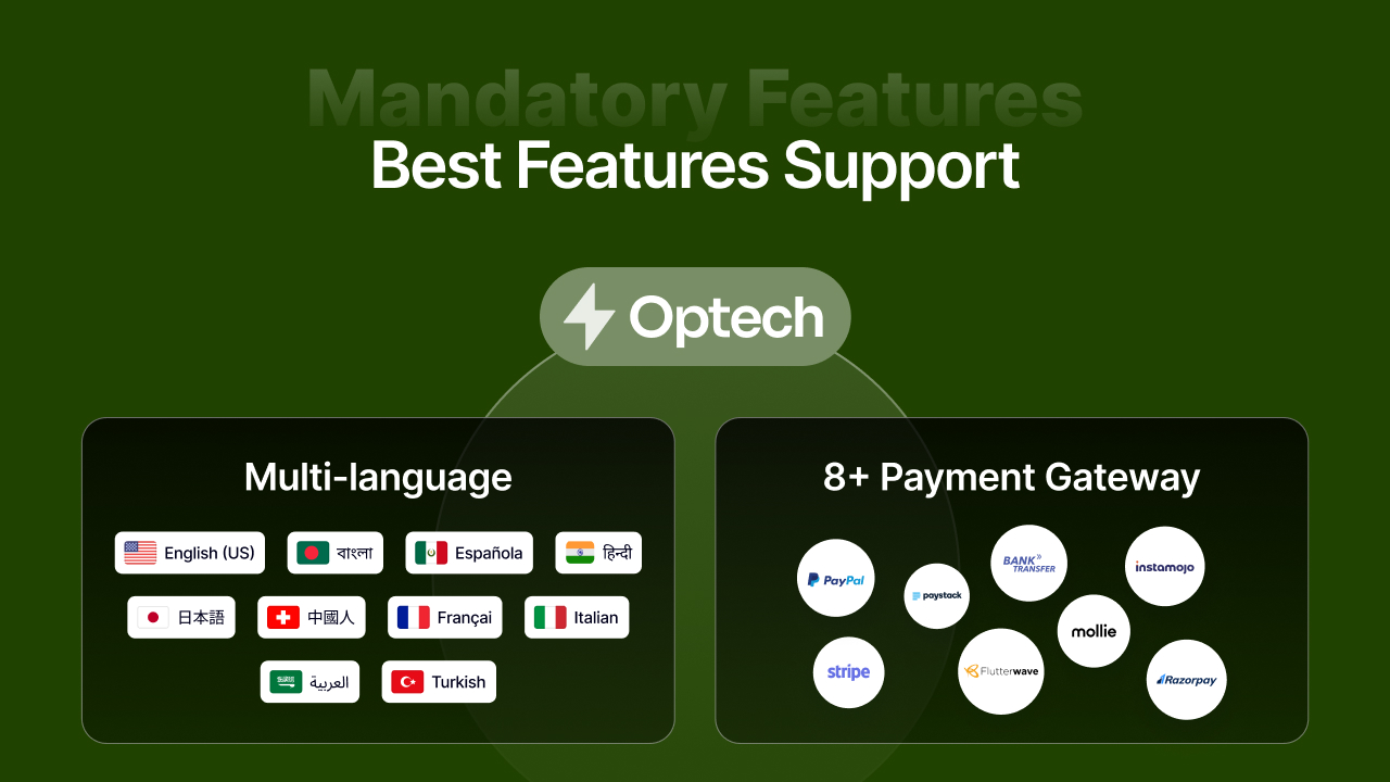 Optech - IT Service and Business Consulting Laravel Script by ThemeDox