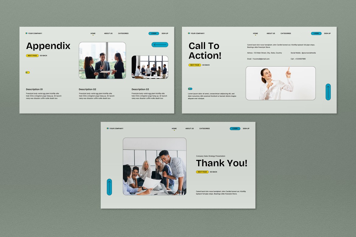 Gray Modern Sales Strategy Plan PPT, Presentation Templates | GraphicRiver