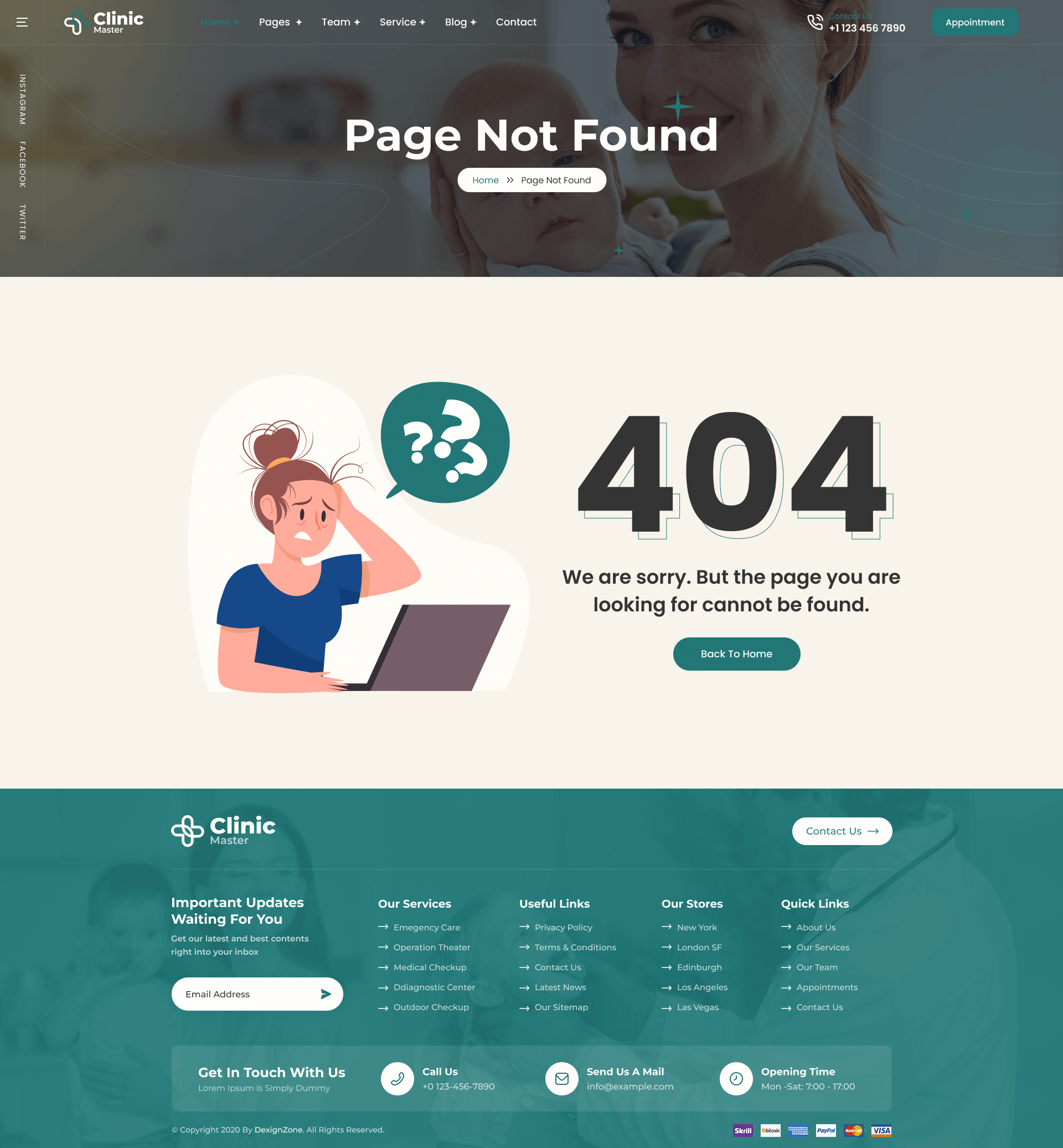 ClinicMaster | Medical Hospital & Doctor Multipurpose Figma Template by ...