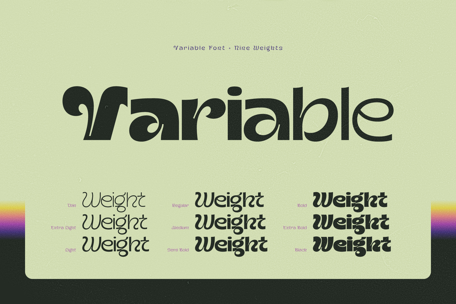 Gravity Shift - Variable Font Family, Fonts | GraphicRiver