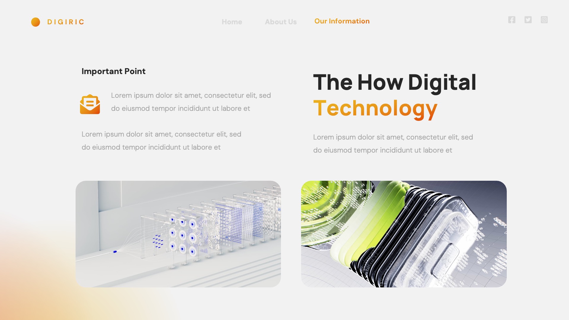 Digital Technology PowerPoint Template, Presentation Templates ...