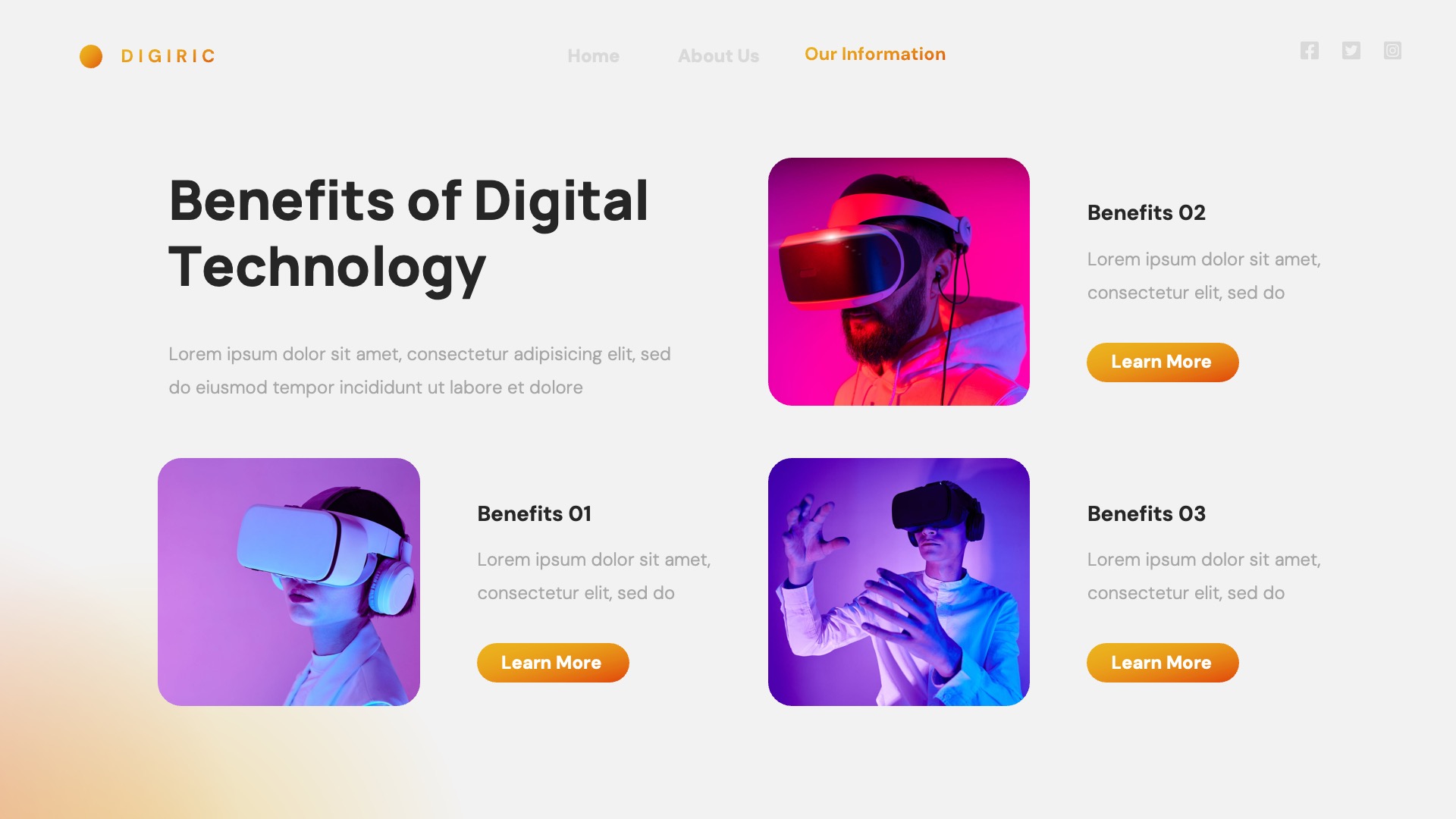 Digital Technology PowerPoint Template, Presentation Templates ...