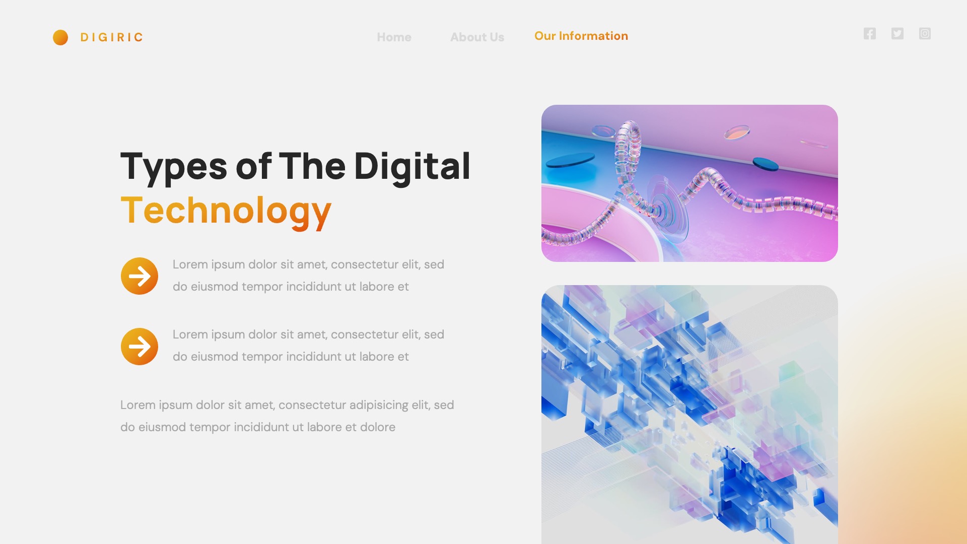 Digital Technology PowerPoint Template, Presentation Templates ...