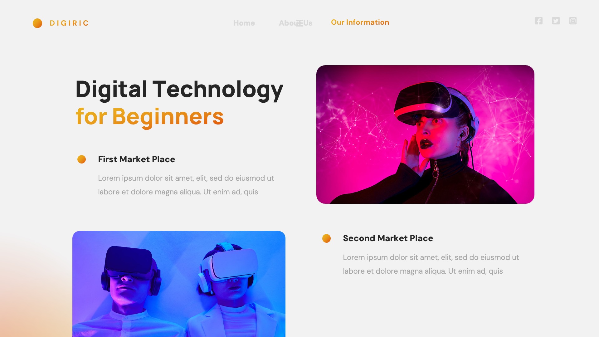 Digital Technology PowerPoint Template, Presentation Templates ...