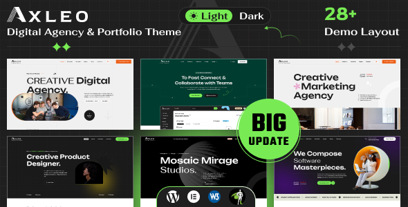 Axleo - Digital Agency WordPress Theme by egenslab | ThemeForest