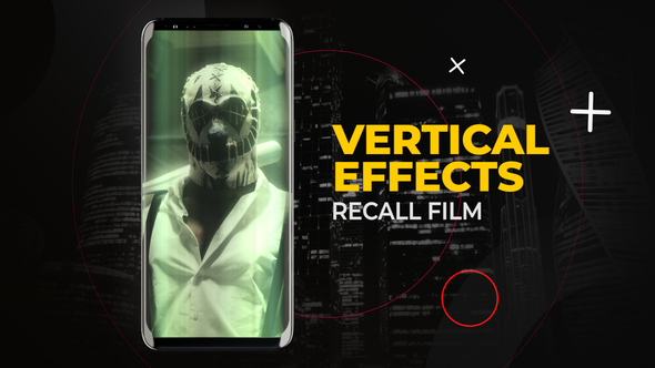 Vertical Recall Film Effects | After Effects, After Effects Project Files