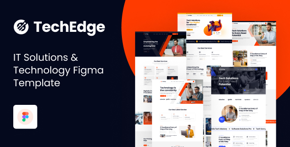 TechEdge - IT Solutions & Technology Figma Template by themedevo | ThemeForest