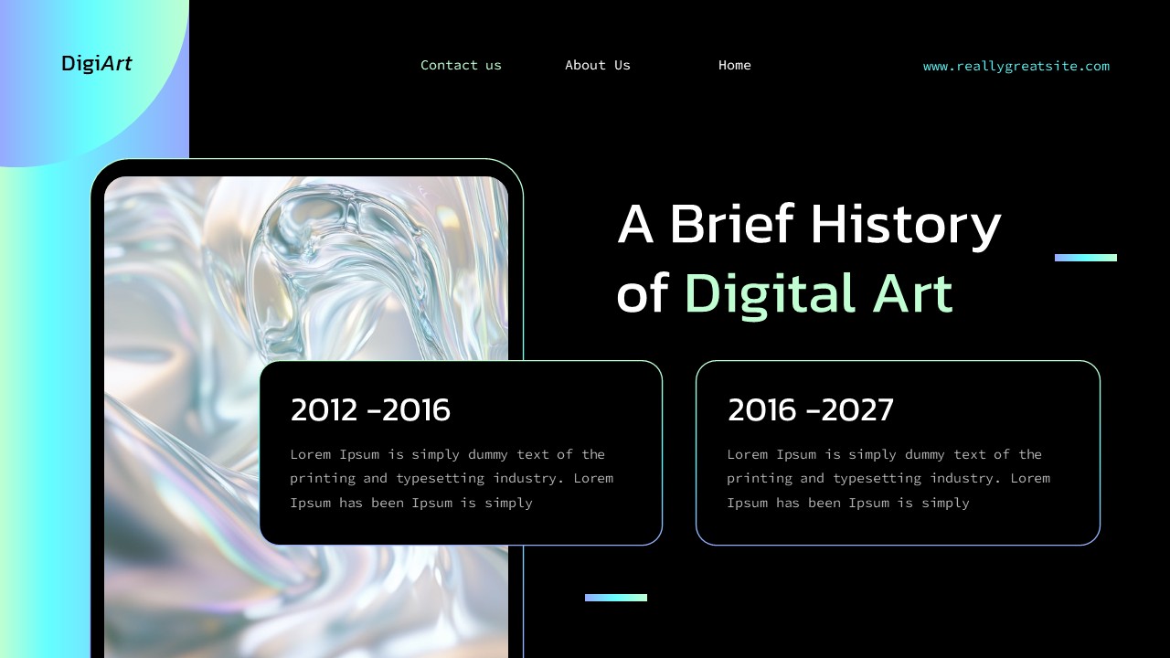 Digital Art PowerPoint, Presentation Templates | GraphicRiver