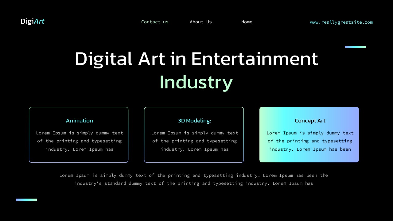 Digital Art PowerPoint, Presentation Templates | GraphicRiver