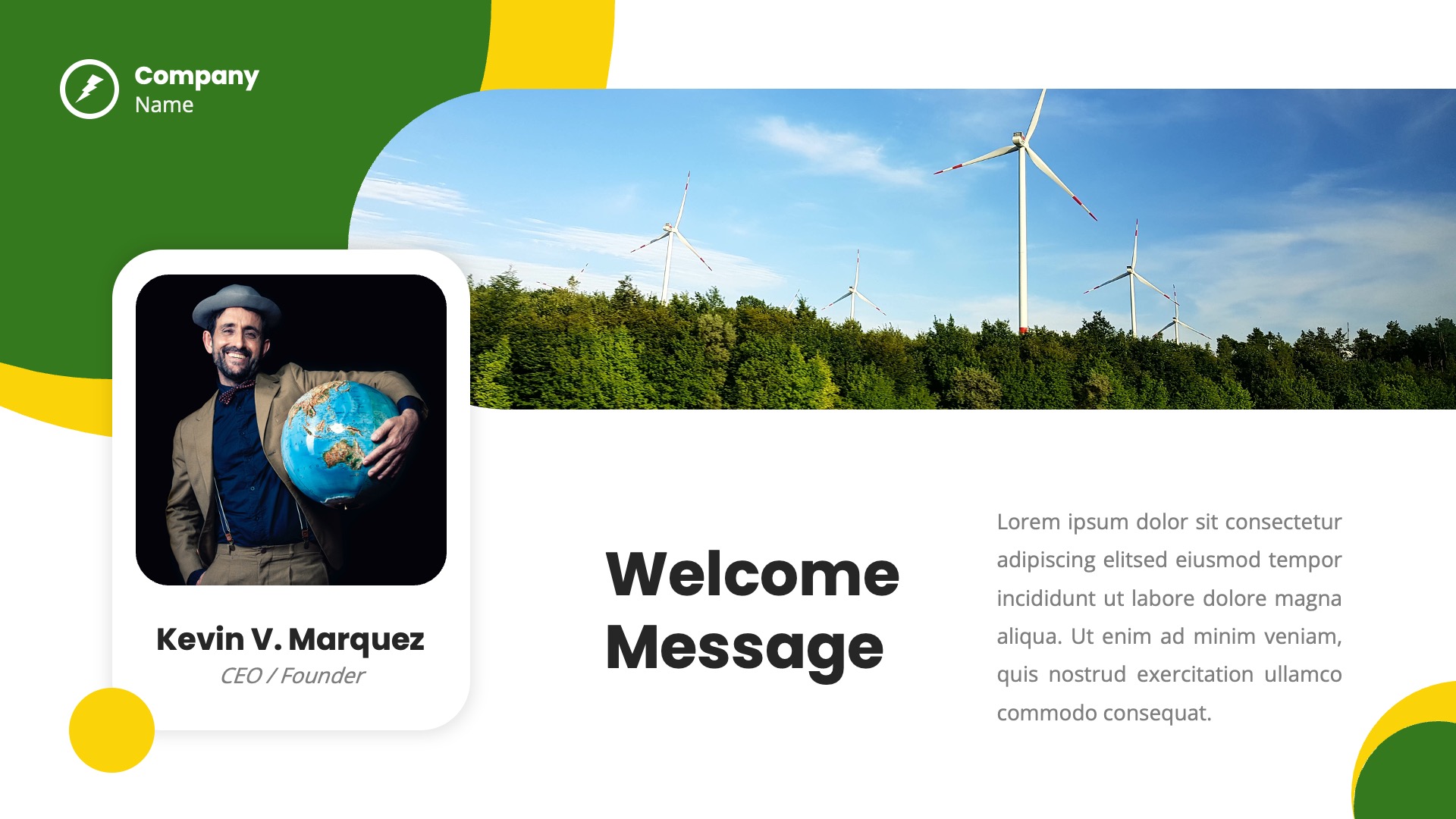Senergy - Renewable Energy Google Slides Template, Presentation Templates